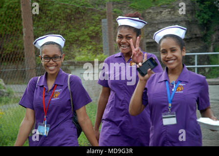 Nurses from Colonial War Memorial Hospital, Suva, Fiji Stock Photo - Alamy