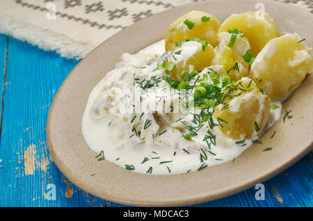 Plokkfiskur - Traditional Icelandic Cuisine, Icelandic fish stew Stock ...