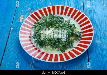 Chimichurri Cod - Peruvian sauce Stock Photo - Alamy