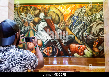 Jose Clemente Orozco mural "The Man of Fire" in the main chapel of the ...