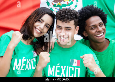 Fans of the Mexican national soccer team dance in Times Square ...