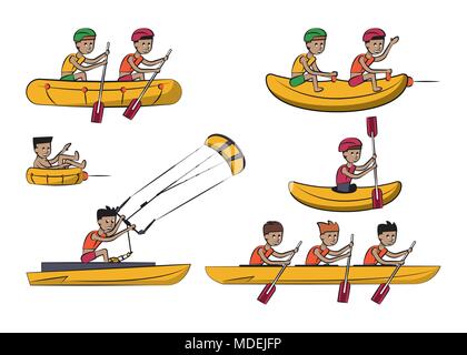 Water sports cartoons Stock Vector Image & Art - Alamy