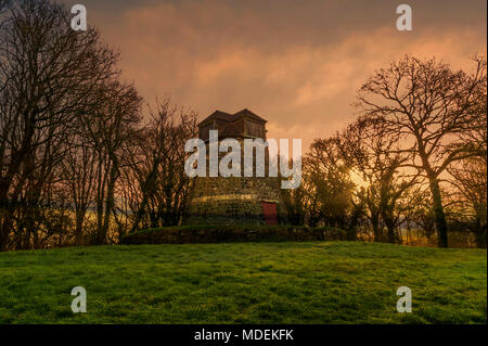 Old windmill at East Knoyle, Wiltshire, UK Stock Photo - Alamy