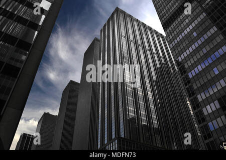 Profiles of buildings in New York, USA Stock Photo - Alamy