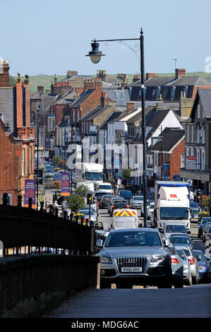 newmarket town centre high street suffolk england uk gb Stock Photo - Alamy