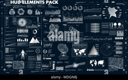 Futuristic Interface Business Graph And Chart Art Stock Photo - Alamy
