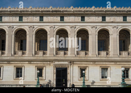 Detroit public library Michigan Stock Photo - Alamy