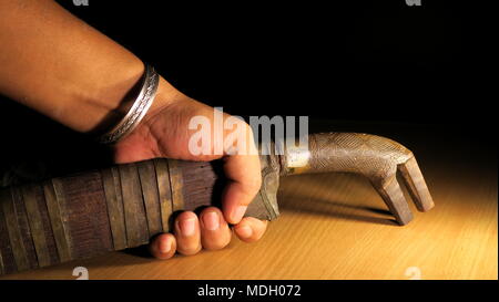 Hand Holding Acehnese traditional ancient machete Stock Photo - Alamy