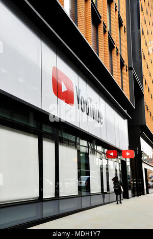 Youtube and Google office - London - England Stock Photo - Alamy