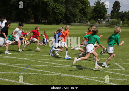 School Sport's day Stock Photo - Alamy