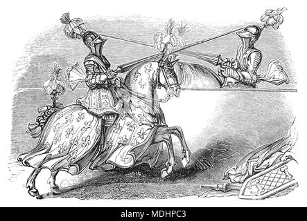 A knight of the 13th century in his Military Habit. A crusader ...