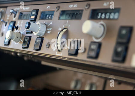 Flight Mode Control Panel with the Autopilot Engage Buttons on the ...