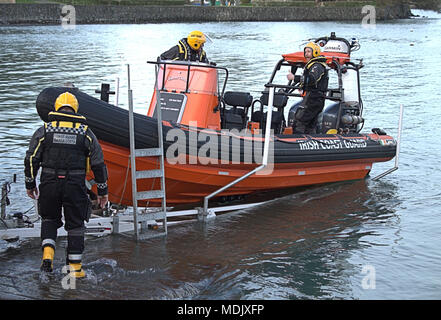 Castletownshend, Ireland. 19th April, 2018.Irish Coast Guard, Toe Head ...