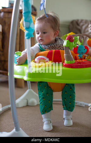 Child Watching Cbeebies On Tv Stock Photo - Alamy