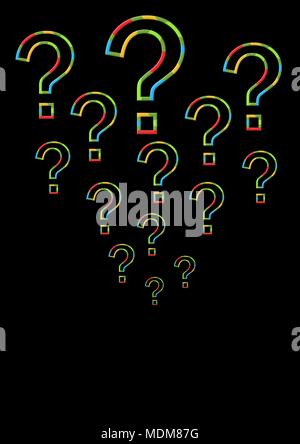 Question marks background Stock Photo - Alamy
