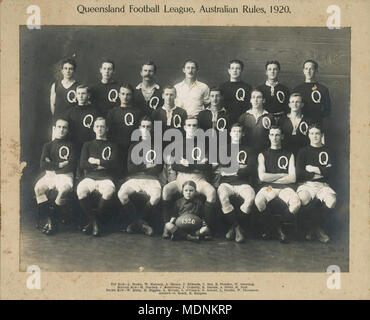 The Queensland Australian Rules Football League team of 1920 ...