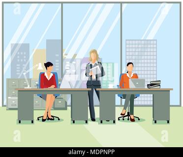 team people office Stock Vector Image & Art - Alamy