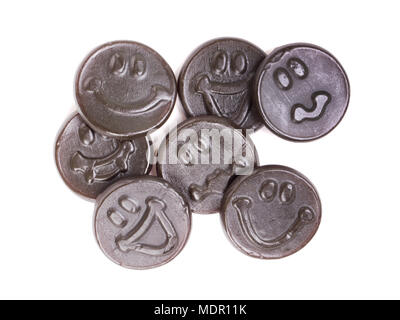 Typicaly dutch black candy Stock Photo - Alamy