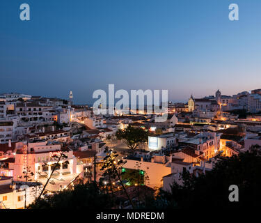 Albufeira, Portugal - April 16: Panoramic, view of the Old Town of ...