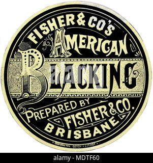 Fisher & Co blacking label Stock Photo - Alamy