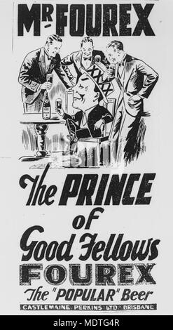 Fourex beer advertisement Stock Photo - Alamy