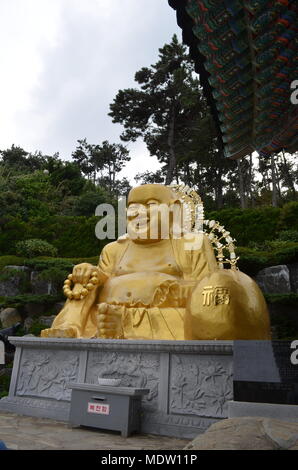 Golden Buddha Statue in Busan Stock Photo - Alamy