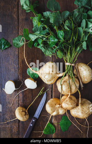 Fresh Yam beans Stock Photo - Alamy