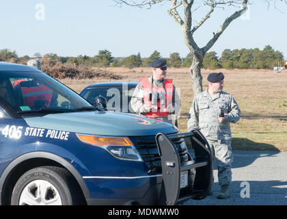 Massachusetts State Police and 102nd Intelligence Wing security forces ...