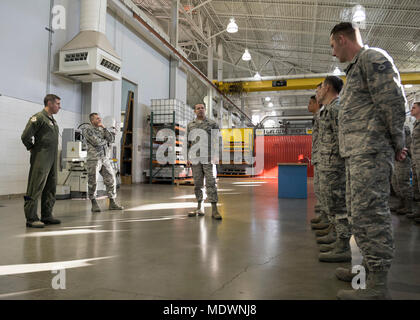 Master Sgt. Dominic Durgin-Rodriguez, 60th Maintenance Squadron, speaks ...