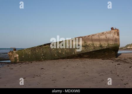 France, Bessin, the D-Day Landing beaches, Arromanches les bains ...