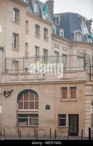 Paris, 5 rue gaston gallimard, autrefois rue sebastien bottin, building ...