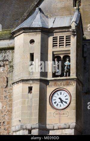 France, Pays de Caux, Auffay, Château de bosmelet, visit of the castle ...
