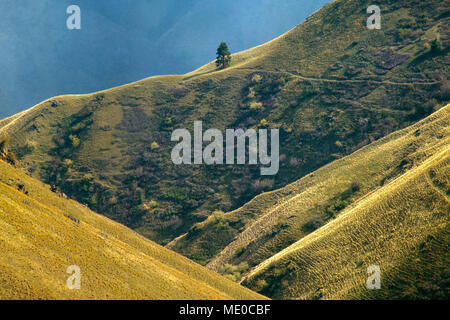 Hells Canyon, Snake River, deepest gorge in North America (7900 feet ...