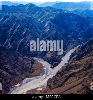 Snake River at the confluence of the Salmon River, Idaho Stock Photo ...
