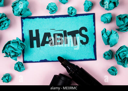 Build good habits word written on wood block. Build good habits text on ...