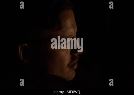 F-15E Strike Eagle "Stout Flight" low level in LFA7 Stock Photo - Alamy