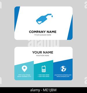pump business card design template, Visiting for your company, Modern ...