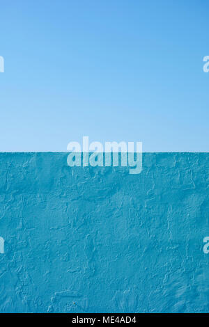 wall painted blue Stock Photo - Alamy