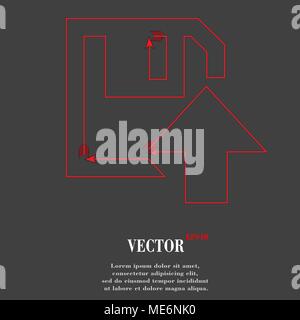 floppy disk upload, Flat modern web button and space for your text. Vector. EPS10 Stock Vector ...