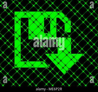 floppy disk download. Flat modern web button and space for your text Stock Vector Image & Art ...