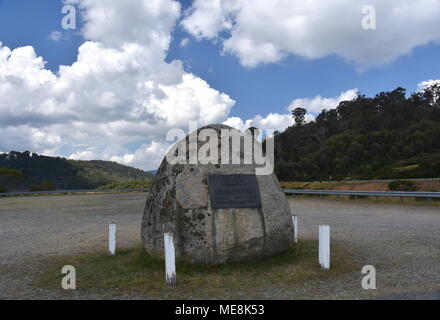 Tooma, Australia - Jan 28, 2018. Tooma Dam is a major ungated concrete ...