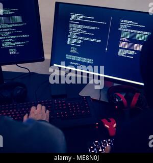Diverse computer hacking shoot Stock Photo - Alamy