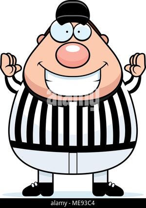 Referee touchdown signal smiling Stock Photo - Alamy