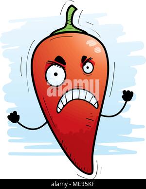 Angry chili pepper cartoon Stock Vector Image & Art - Alamy