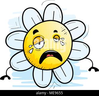 crying cartoon flower Stock Vector Image & Art - Alamy