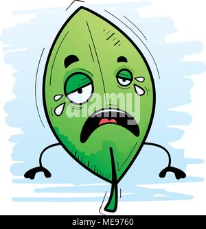 A cartoon illustration of a leaf crying Stock Vector Image & Art - Alamy