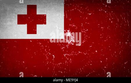 Flags Tonga with broken glass texture. Vector Stock Vector Image & Art ...