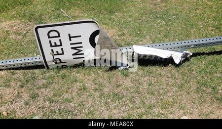 car driving over traffic control barrier with metal spikes Stock Photo ...