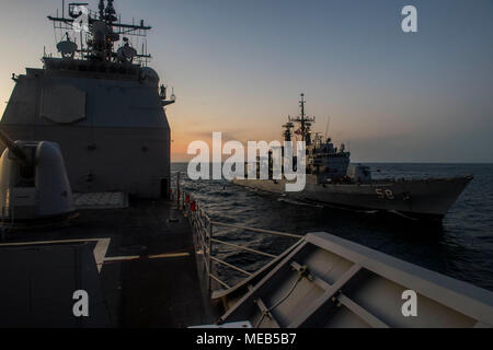 The Peruvian navy frigate BAP Quinones (FM 58), foreground, along with ...