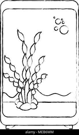 rectangular aquarium without fish icon Stock Vector Image & Art - Alamy